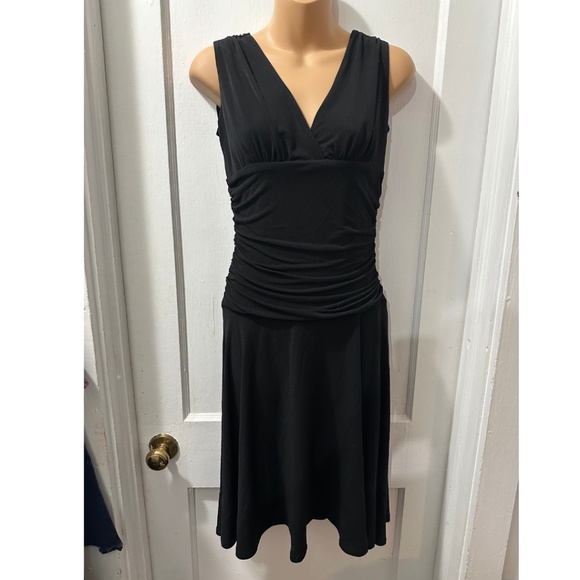 Ruby | Dresses | Ruby Black Ruched Dress In L | Poshmark